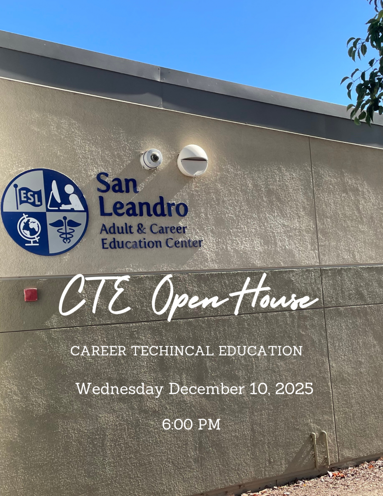 YOU ARE WELCOME IN OUR HOUSE - San Leandro Adult and Career Education ...